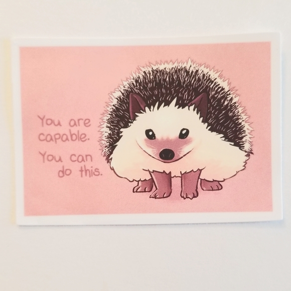 Design | 110 Cute Hedgehog Motivational Sticker | Poshmark